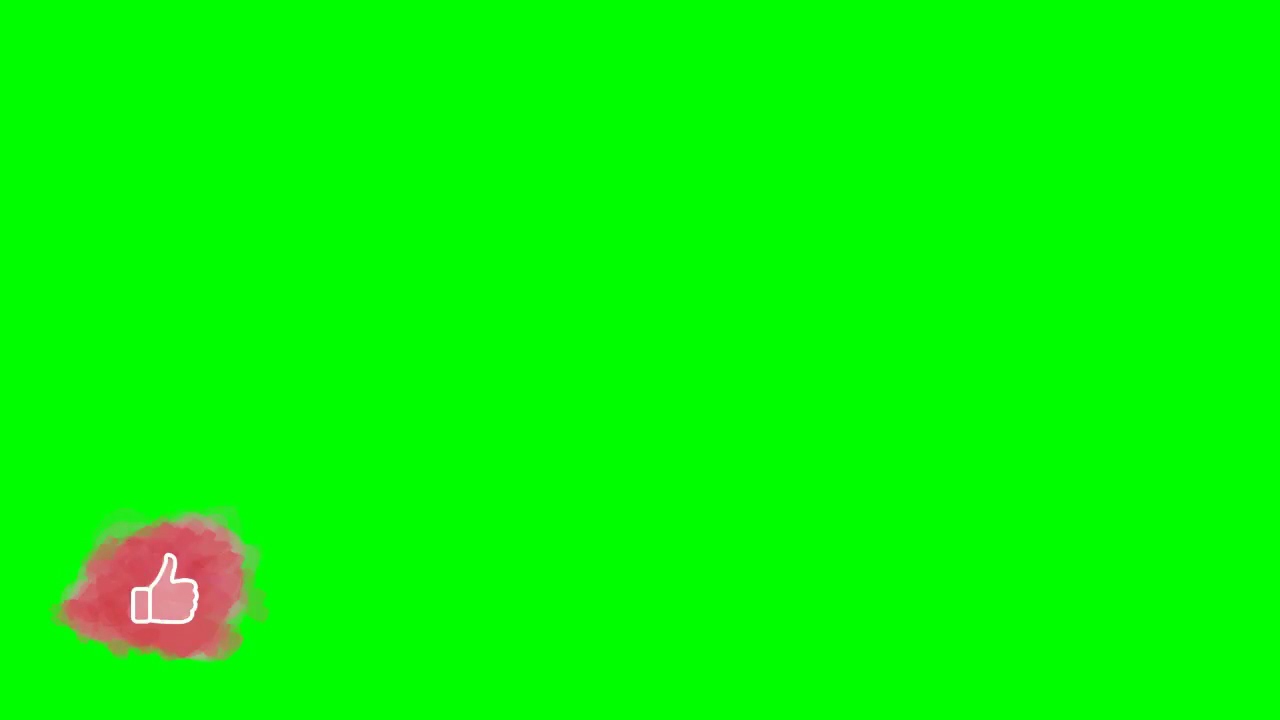 Free ANIMATED LIKE BUTTON GREEN SCREEN - YouTube