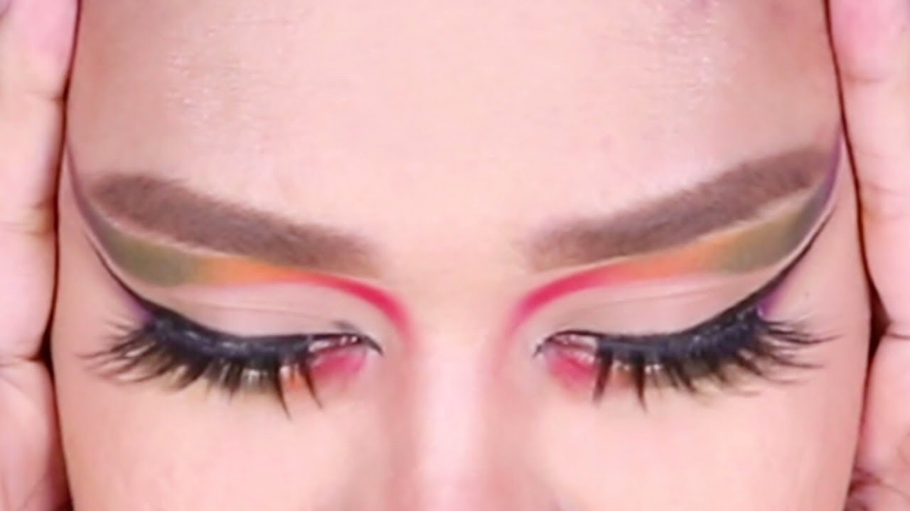 RAINBOW CUT CREASE PRIDE MAKEUP TUTORIAL - YouTube