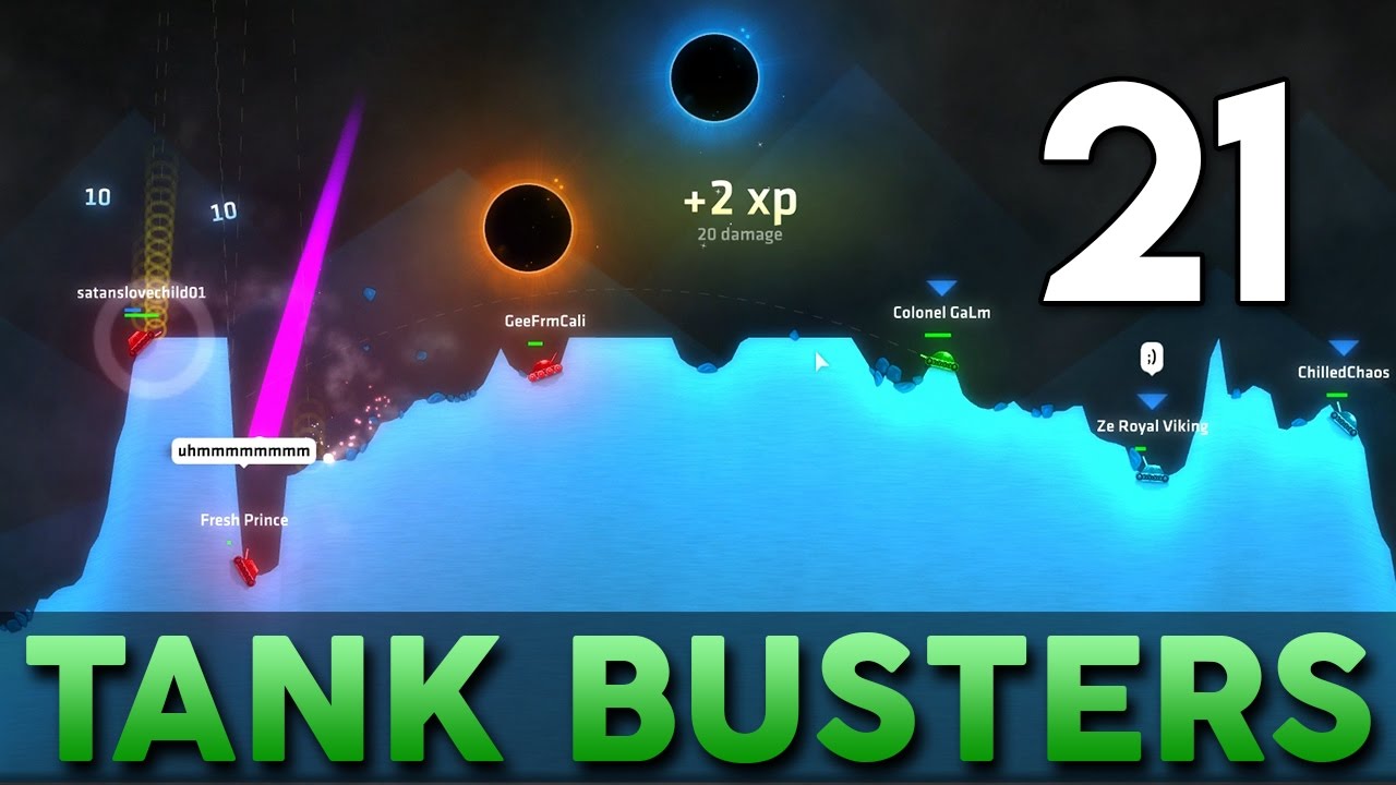 [21] Tank Busters (Let's Play ShellShock Live w/ GaLm and Friends ...