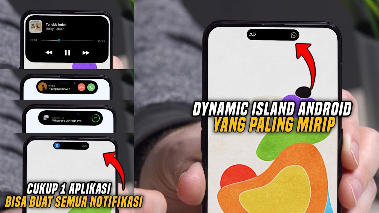Terbaru‼️ Dynamic Island Untuk Android Yang Paling Mirip - Cara Membuat ...