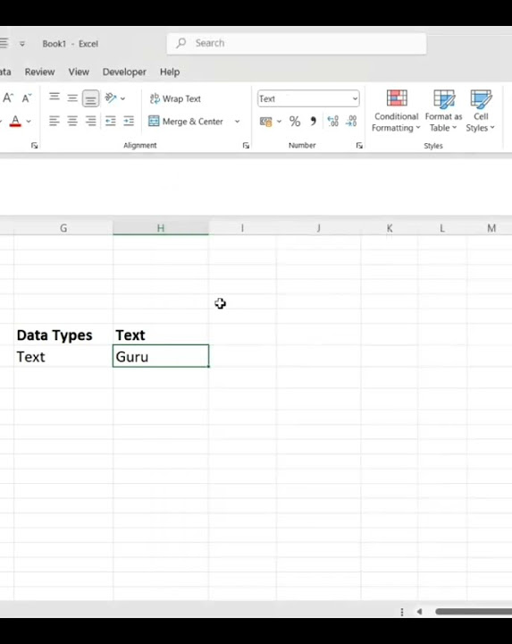 📊 Excel Text Data Type Explained! (Beginner Friendly) |💡Why Text Data ...