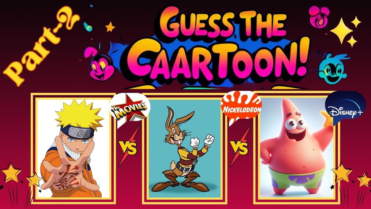 Can You Identify These Iconic Faces | Guess the Cartoon Character ...