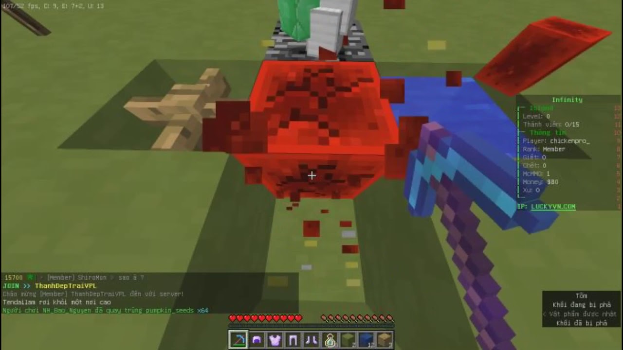 CHƠI SKYBLOCK TRONG SEVER LUCKY.VN#1:GIỚI THIỆU - ChickenPro - YouTube