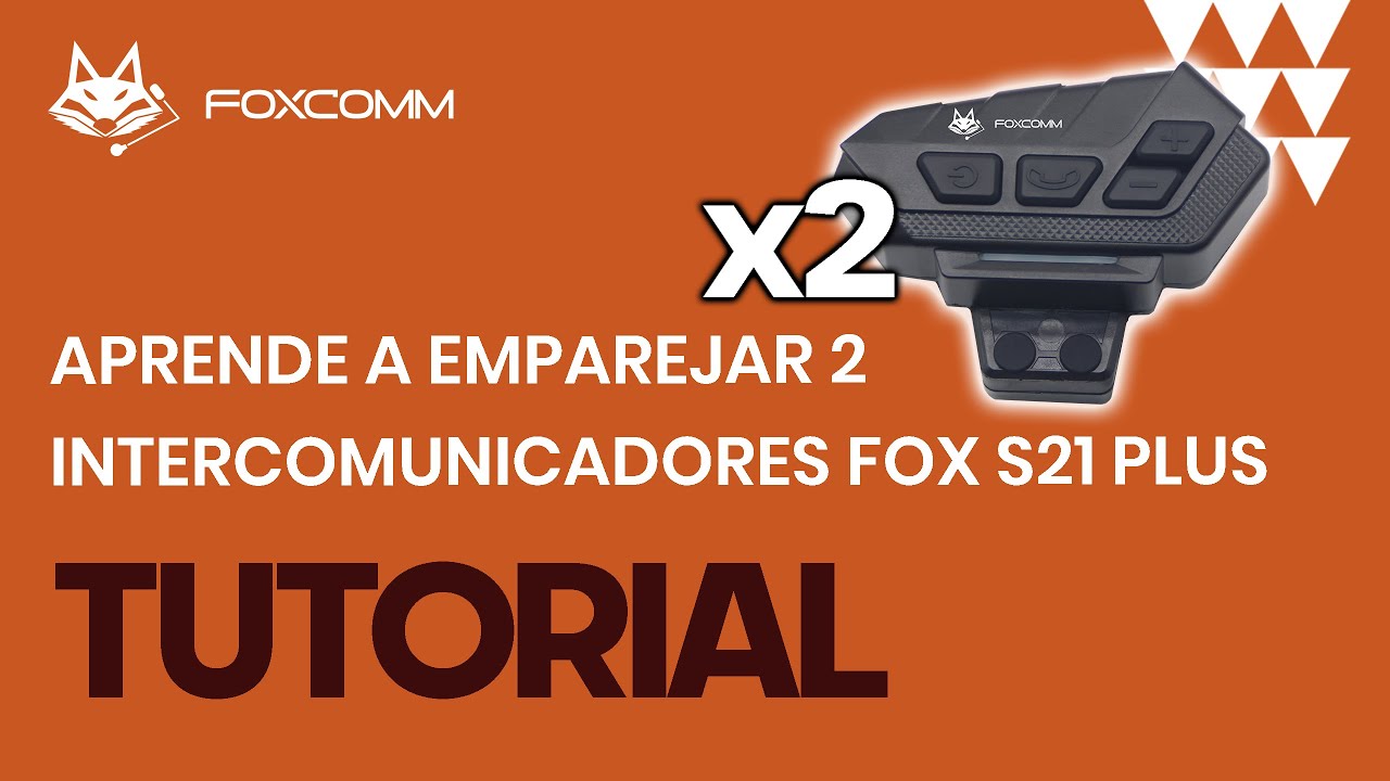 Foxcomm | TUTORIAL: Emparejando 2 Intercomunicadores Multiusuario Fox ...