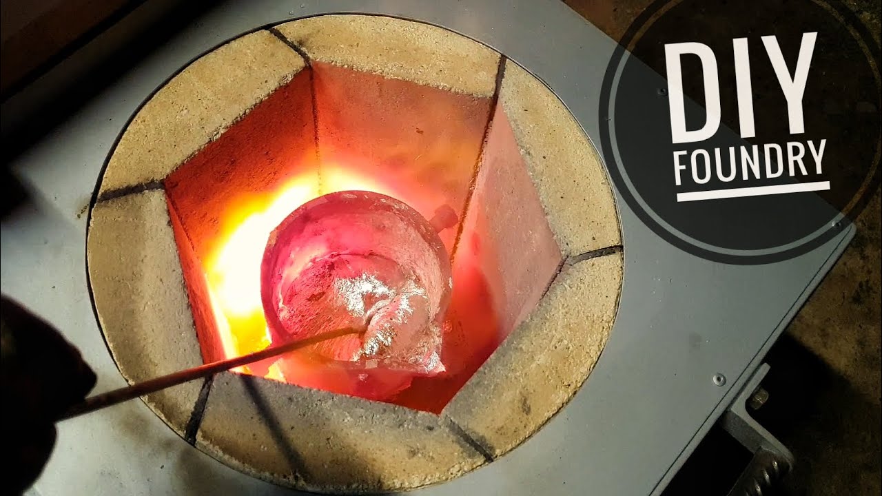 DIY Aluminum Melting Furnace - YouTube