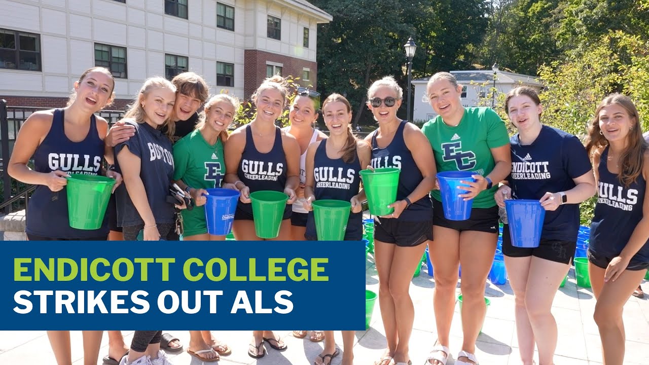 Endicott College Strikes Out ALS - YouTube