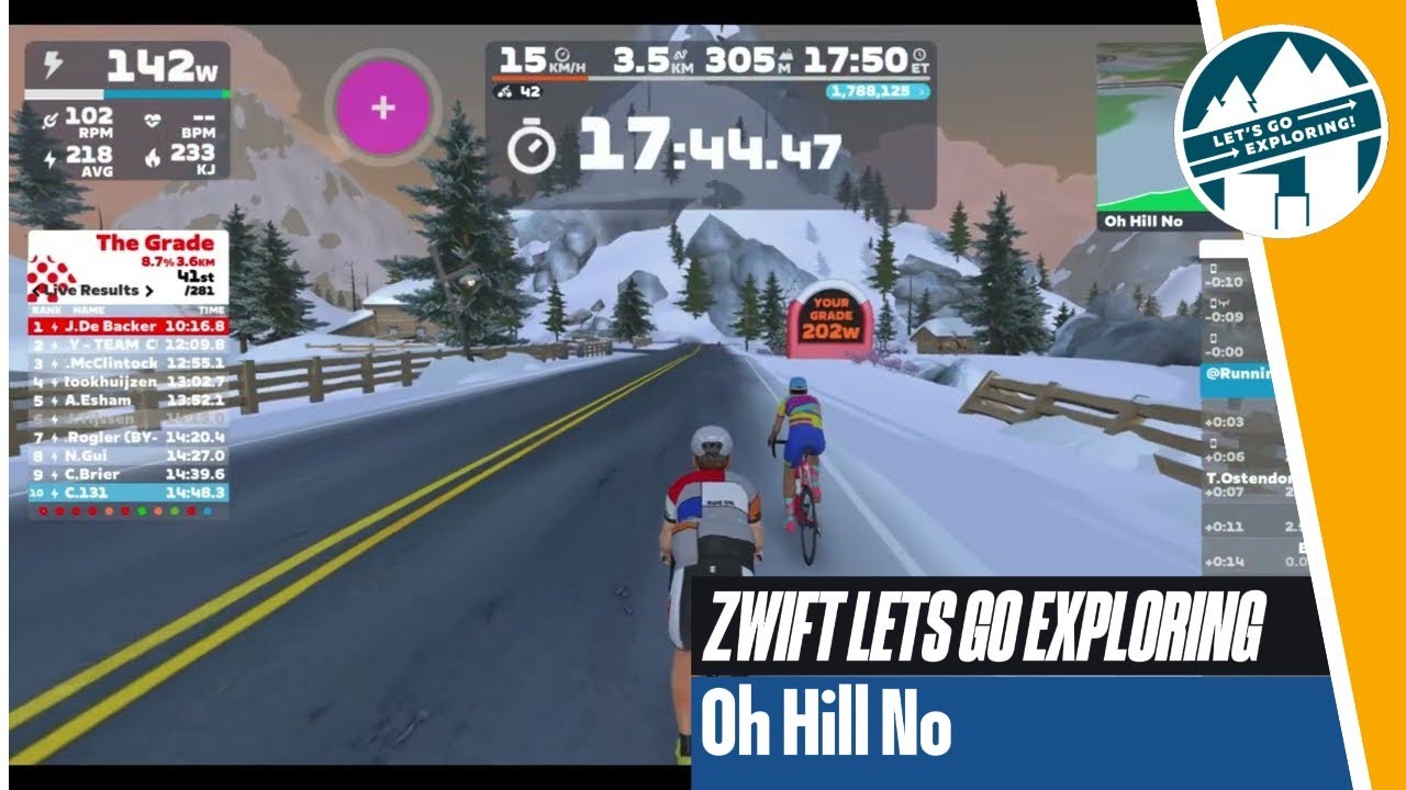 Oh, Hill No. Smashing your legs uphill, then spinning back down. - YouTube