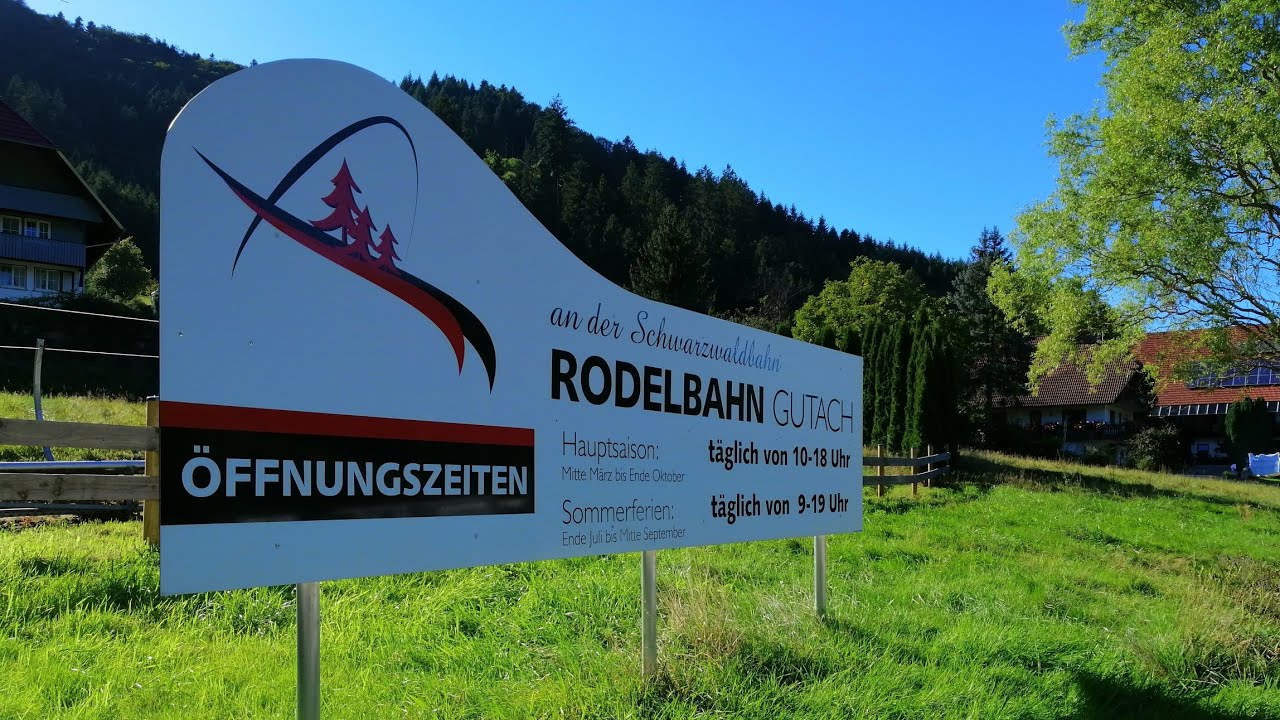 Sommer Rodelbahn Gutach (Black Forest) - YouTube