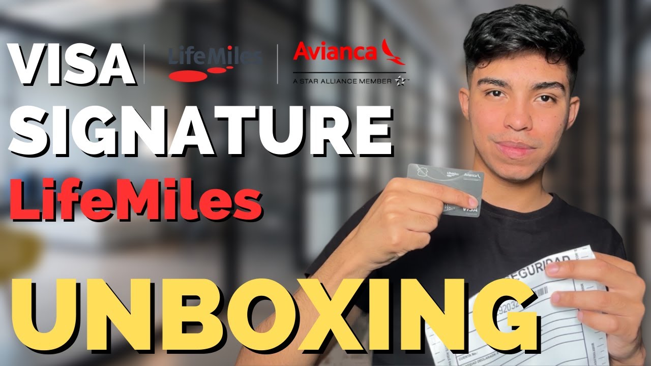 UNBOXIG TARJETA DE CRÉDITO VISA SIGNATURE LIFEMILES DAVIVIENDA | Junior ...