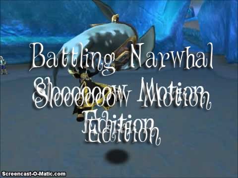 W101 Battle Narwhal Jump Slow Motion - YouTube