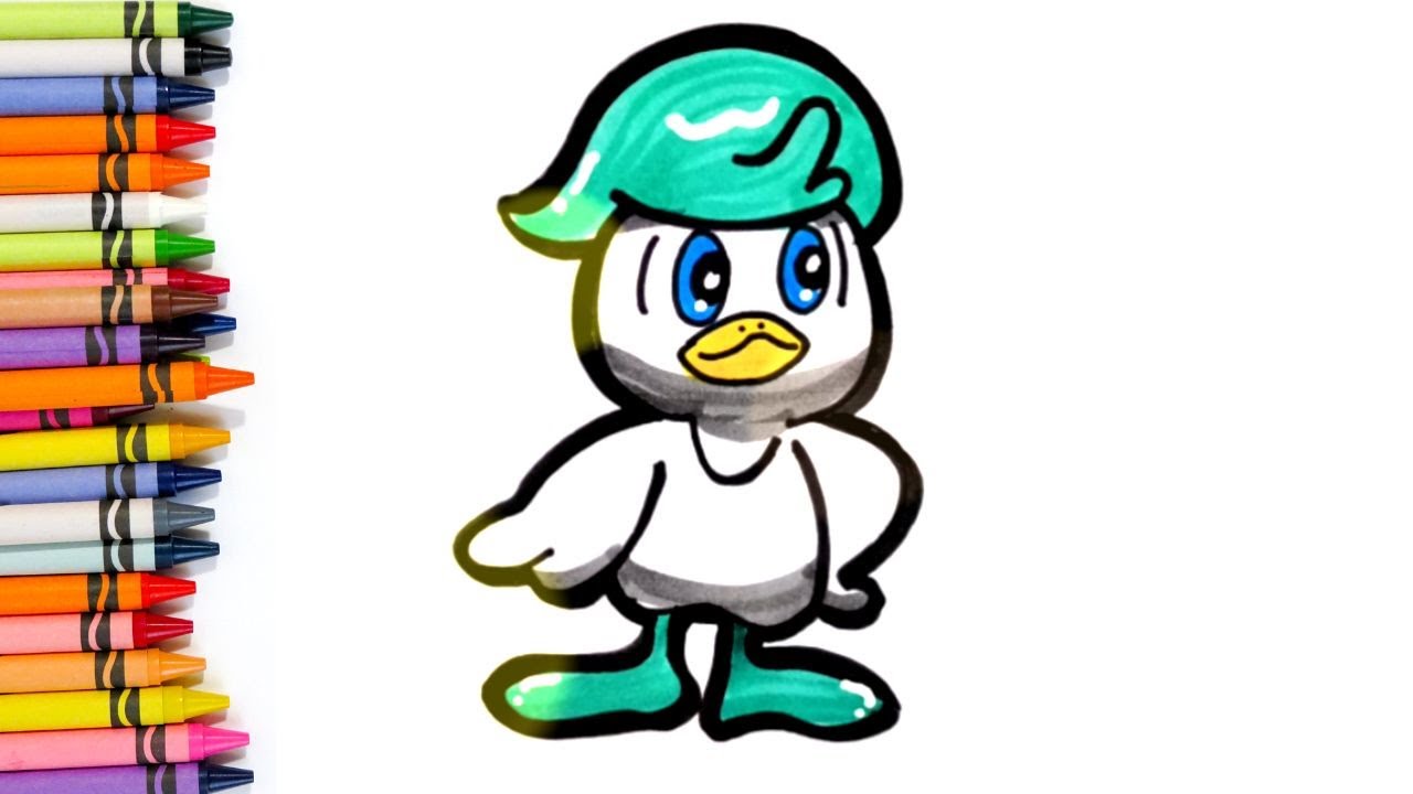 Quaxwell Pokemon Drawing, Coloring, painting For Kids & Toddlers, Lets ...