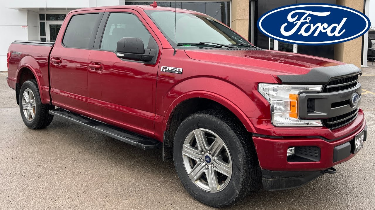 2018 Ford F-150 XLT 302A 3.5L EcoBoost in Ruby Red Metallic Walk-Around ...