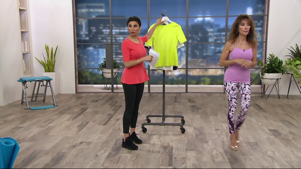 Susan Lucci Collection Half Sleeve Peplum Top on QVC - YouTube