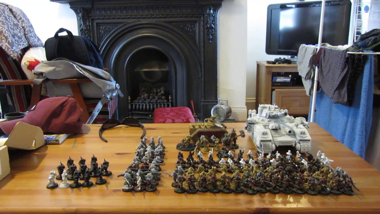 Warhammer 40k - renegade militia part 9, on parade - YouTube