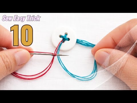 10 Button Sewing Techniques Every Beginner Must Know | Master Buttons ...