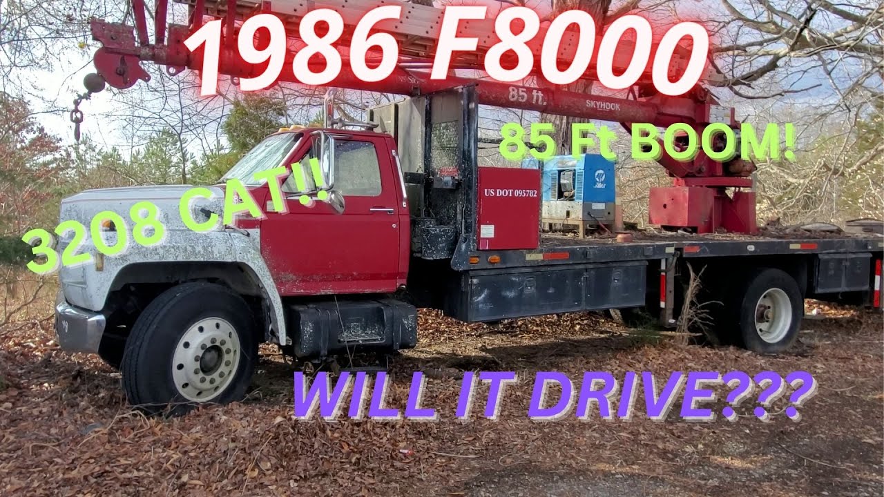 Ford F8000 Been Sitting For A Few Years. Can We Drive It Home??? - YouTube