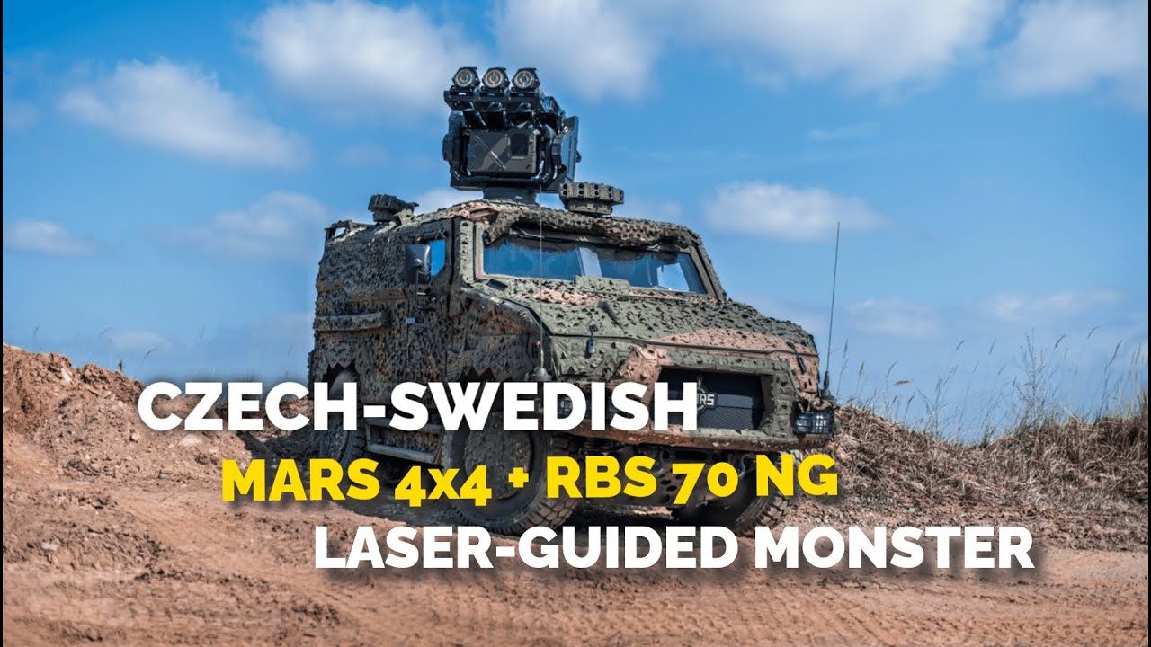 Czech-Swedish Missile Truck: MARS 4x4 with RBS 70 NG - YouTube