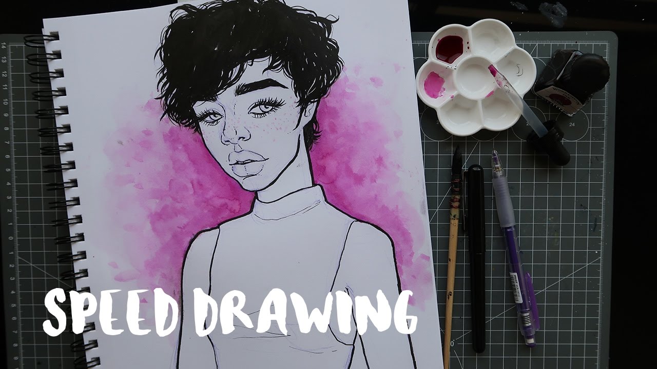 Magenta - Speed Drawing - YouTube