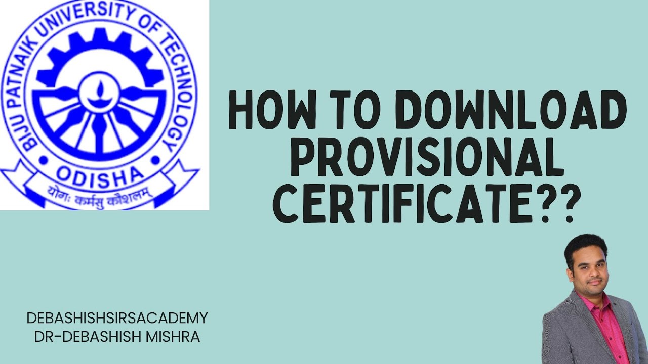 HOW TO DOWNLOAD BPUT PROVISIONAL CERTIFICATE???? - YouTube