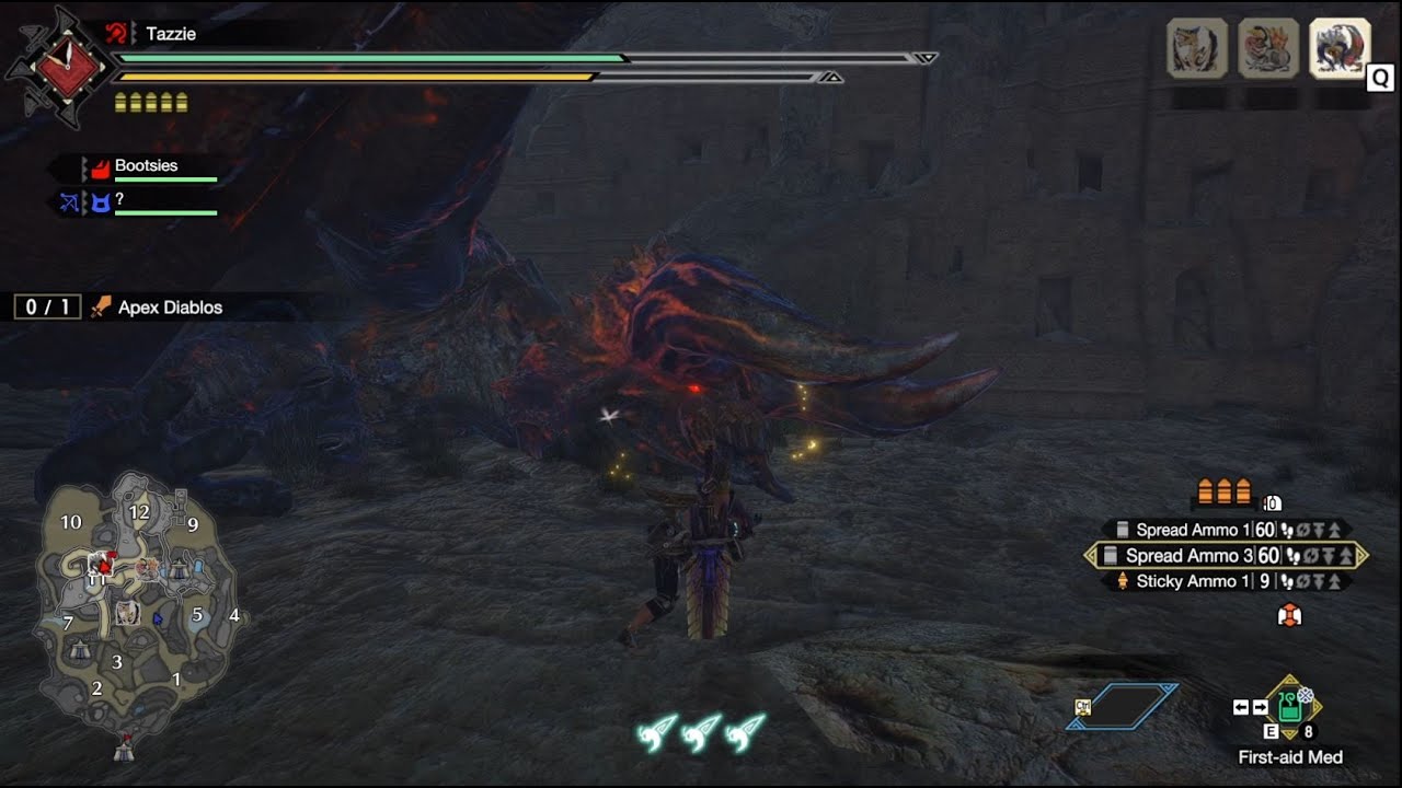 Apex Diablos | LBG Healing | Monster Hunter Rise PC - YouTube