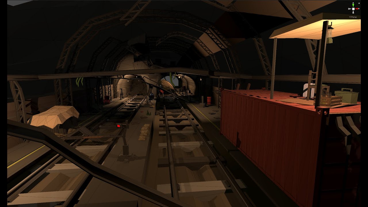 Apocalypse Metro Low Poly Game Asset - YouTube