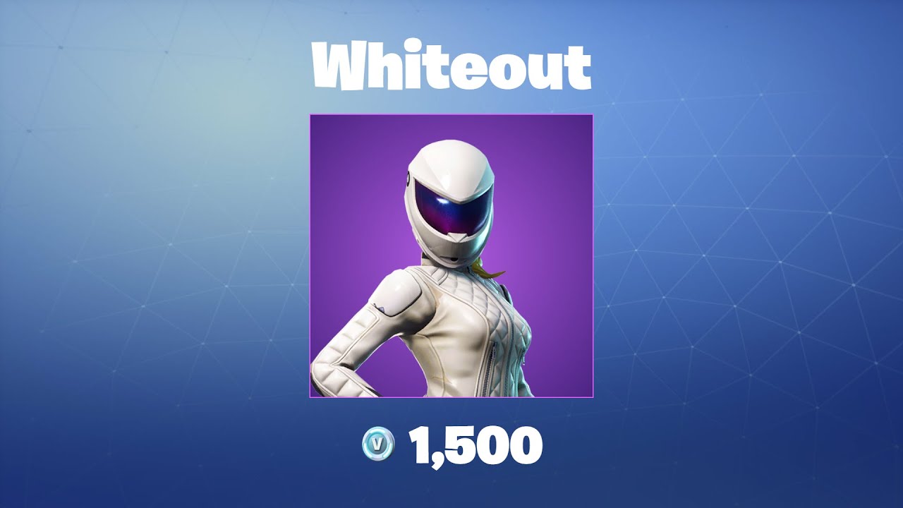 Whiteout | Fortnite Outfit/Skin - YouTube