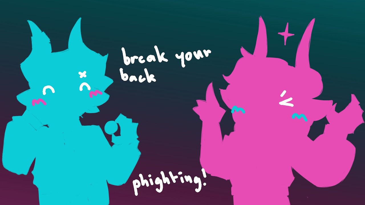 break your back || animation meme || poisondealer phighting - YouTube