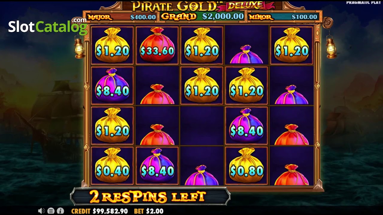 Pirate Gold Deluxe slot from Pragmatic Play - Gameplay - YouTube