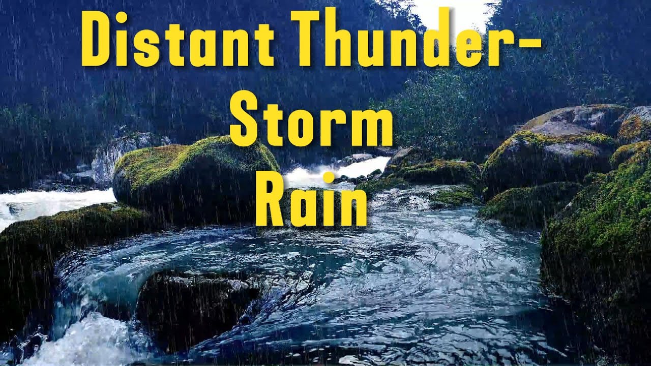 Deep-Sleep Hack | Amazing Distant Thunder Loud Lighting and Rain Sounds ...