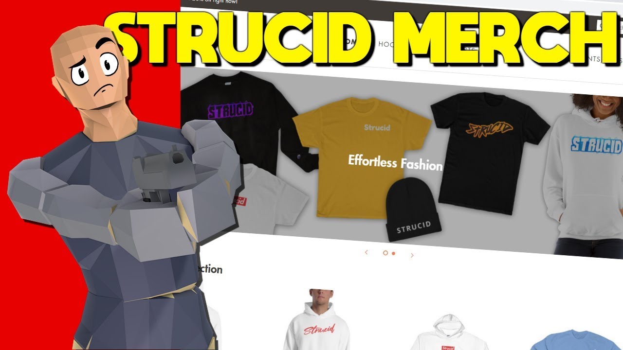 Strucid MERCH IS OUT.... (REACTION) - YouTube