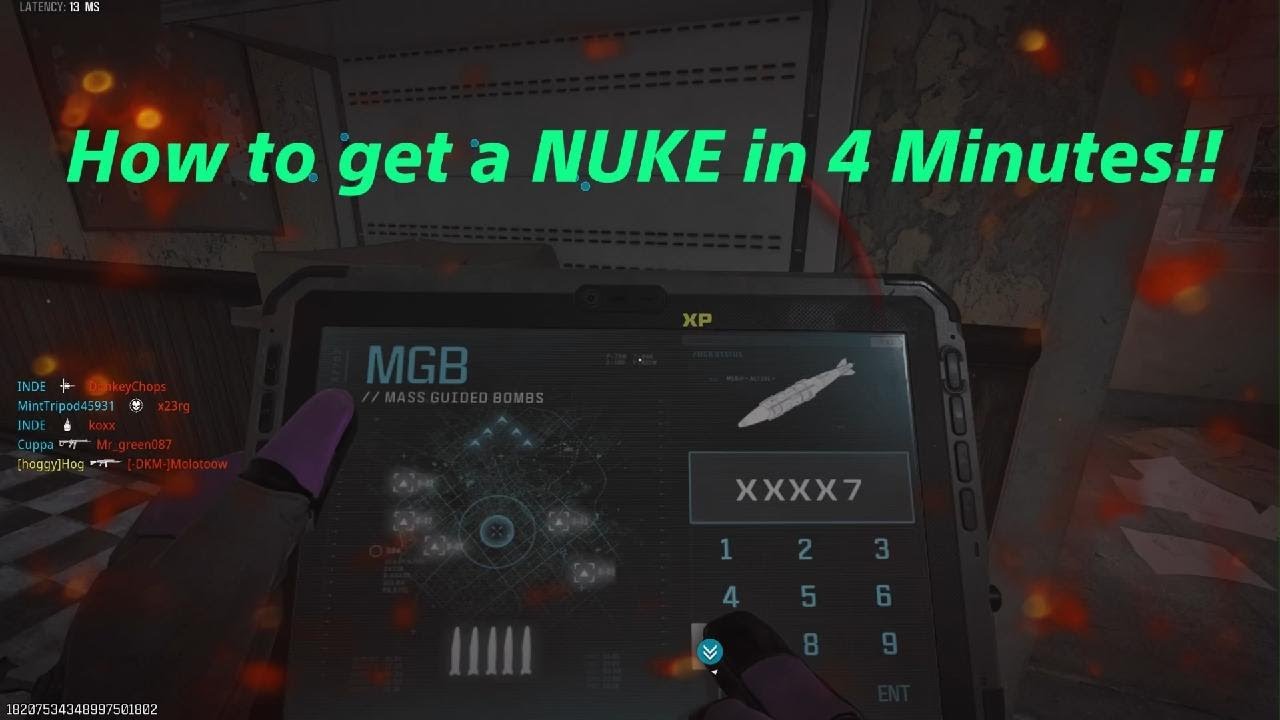 My fastest NUKE in MW3 (4 MINUTE Nuke Gameplay) - YouTube