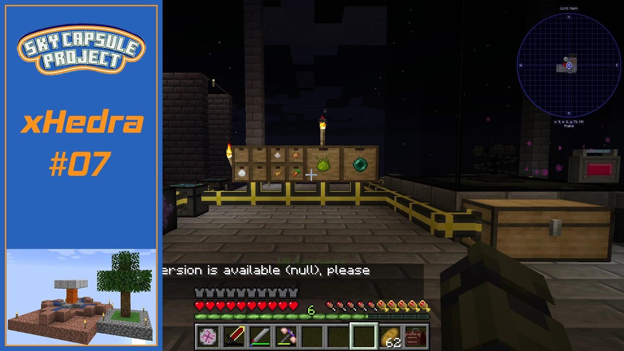 Sky Capsule Project E07 - Nether trip for Dimensionnal Nether Resource ...