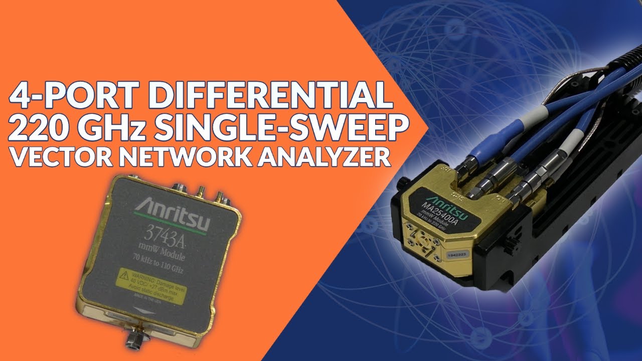 4-Port Differential 220 GHz Single-Sweep VNA - YouTube