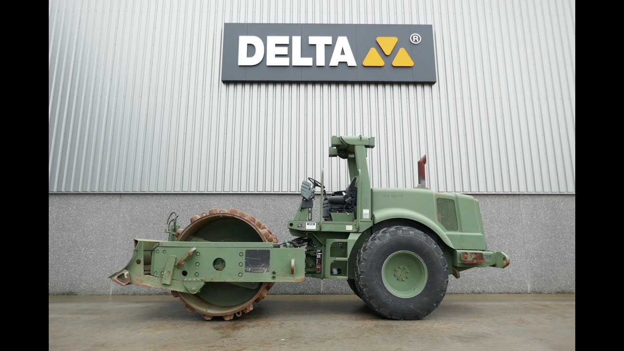 Demonstration video Caterpillar CS563D Ex-Army Vibrating Single Drum ...