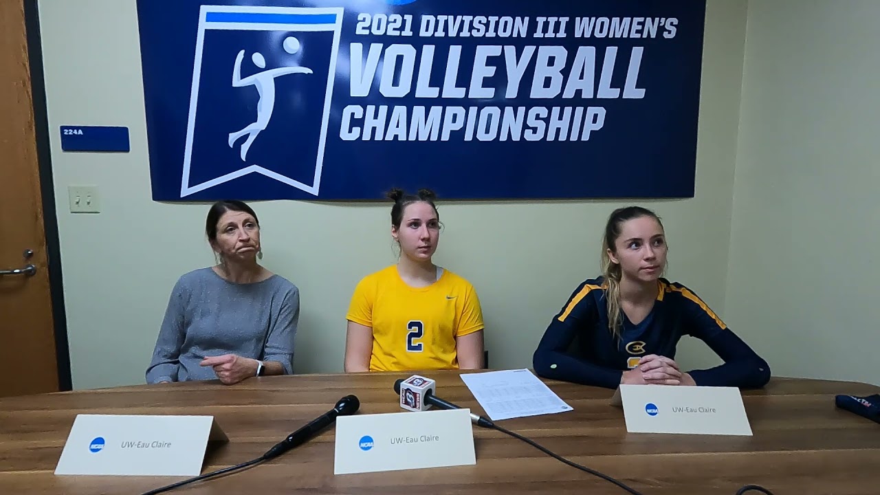 2021 NCAA Division III Women's Volleyball Regional - UWEC Postgame (11/ ...