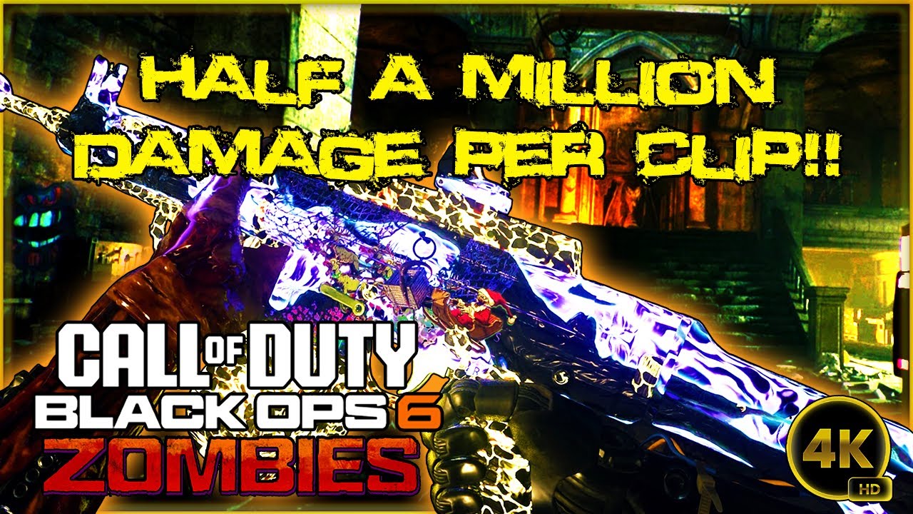 BO6 ZOMBIES OVER 500K PER MAGAZINE WITH THIS AR!? ( SHREDS BOSSES!!) # ...