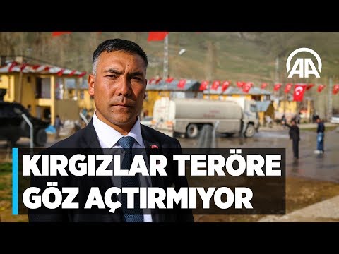 Kırgızlar teröristlere göz açtırmıyor