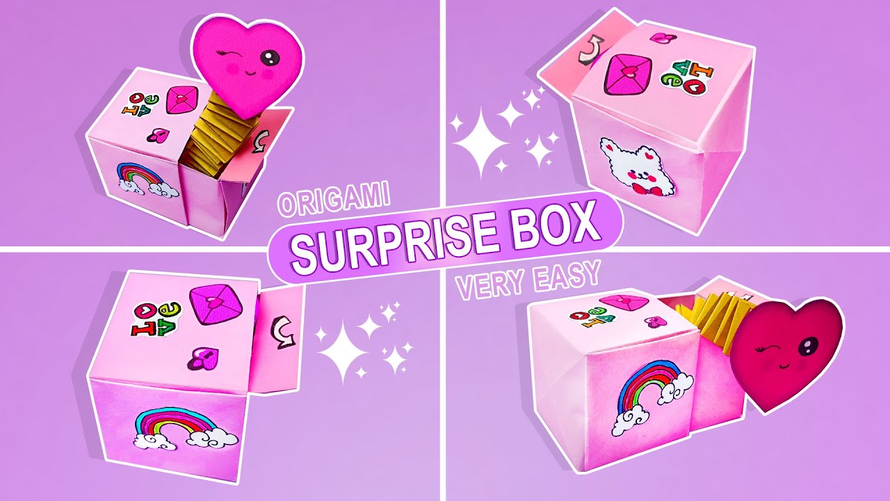 How to Make a Surprise Box - YouTube