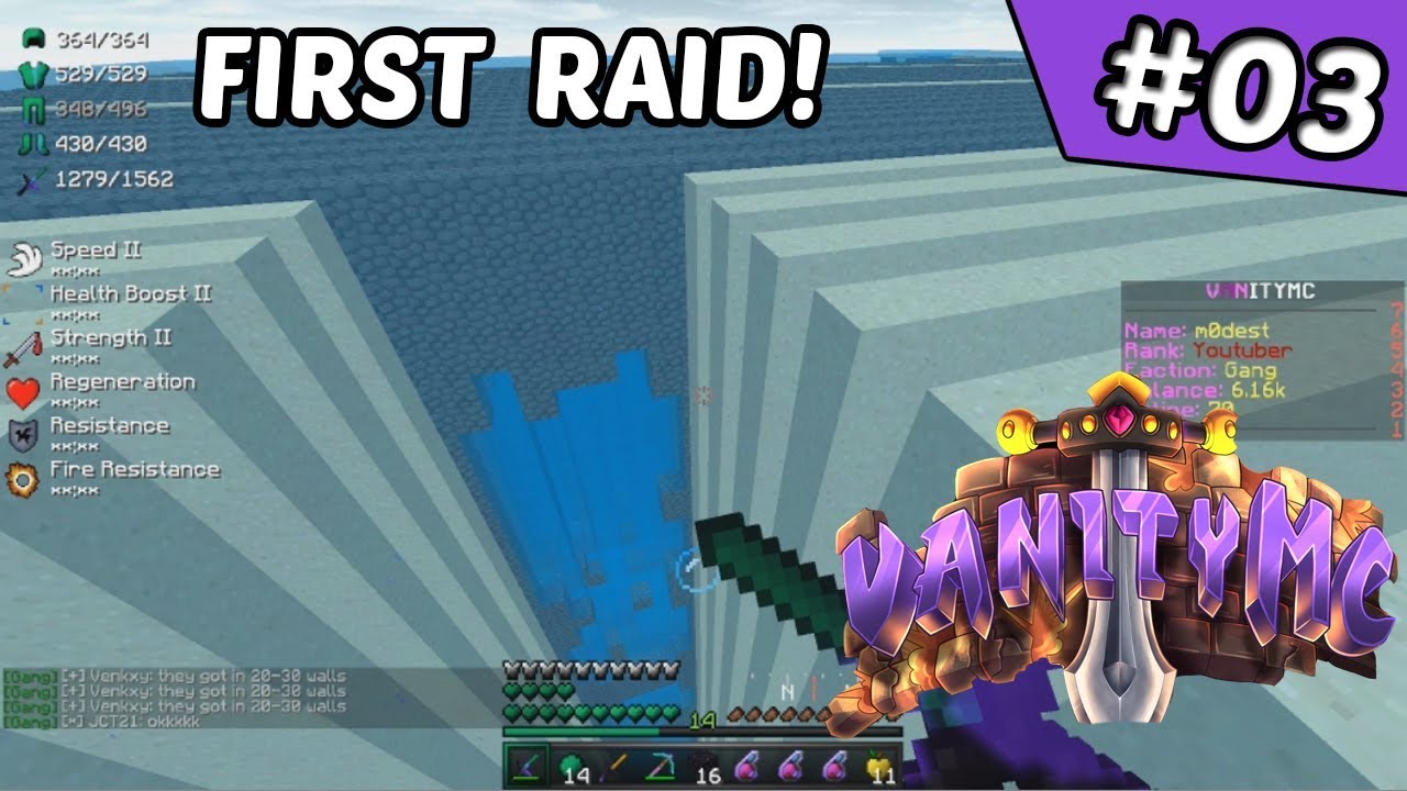 Our First Raid of the Map!! | VanityMC Map 7 #3 (Minecraft Factions ...