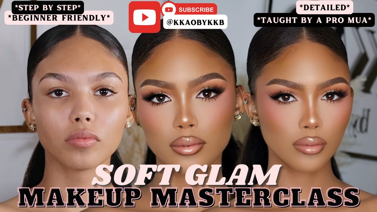 SOFT GLAM MAKEUP TUTORIAL [ VIRTUAL MASTERCLASS ] - YouTube