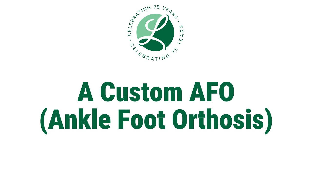 How to Put On & Take Off a Custom AFO | Easy Step-by-Step Guide - YouTube