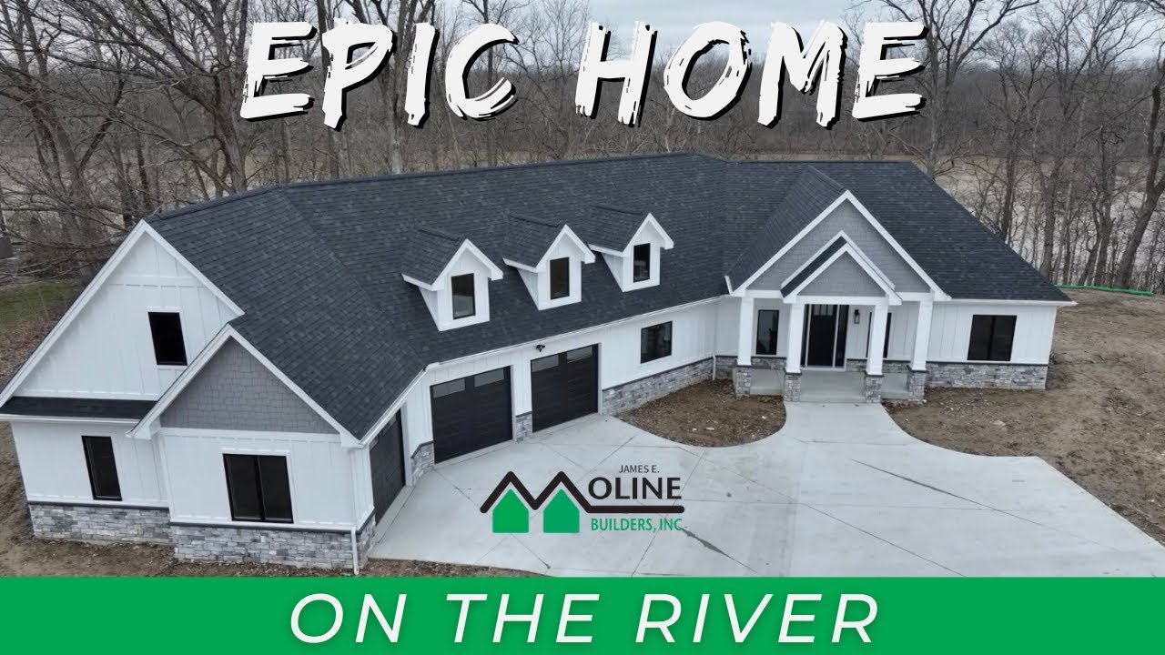 EPIC Custom Home on the RIVER - YouTube