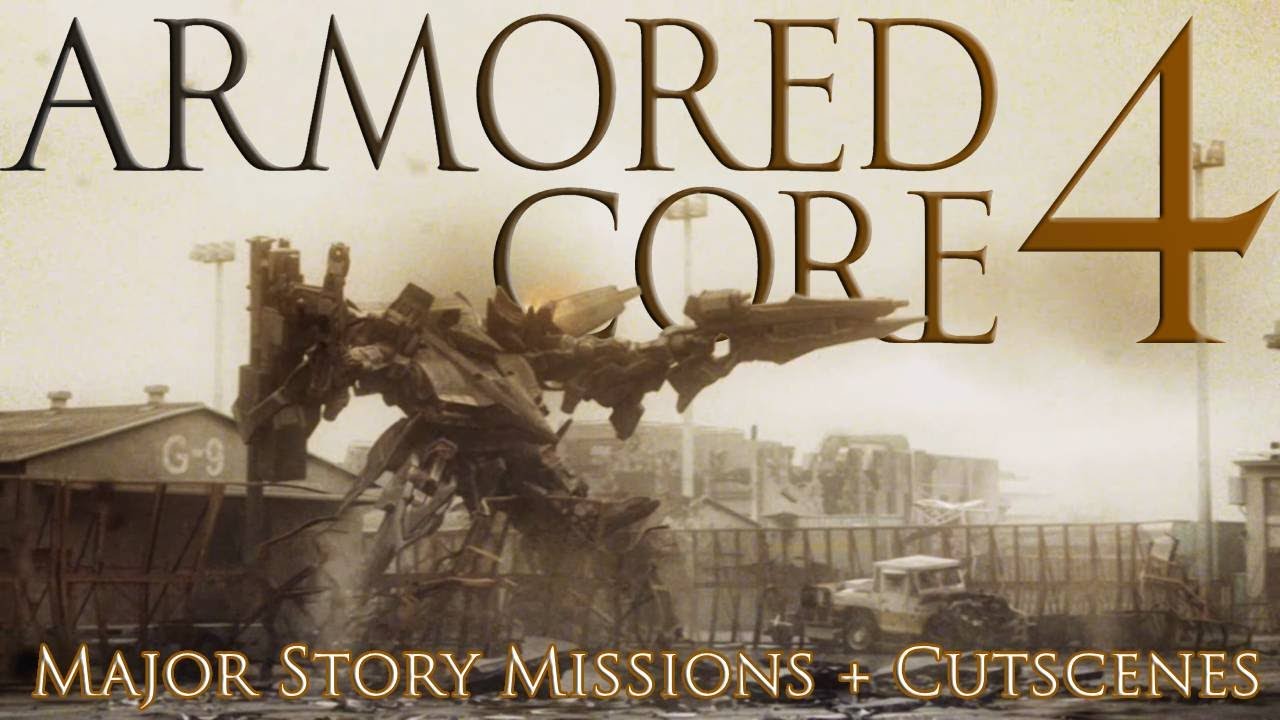 Armored Core 4 Major Story Missions and Cutscenes - YouTube