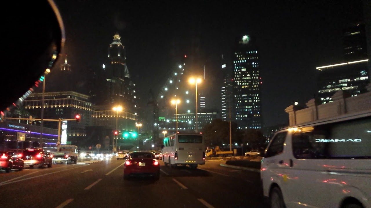 NIght Driving at Beautiful Dubai p1 - YouTube
