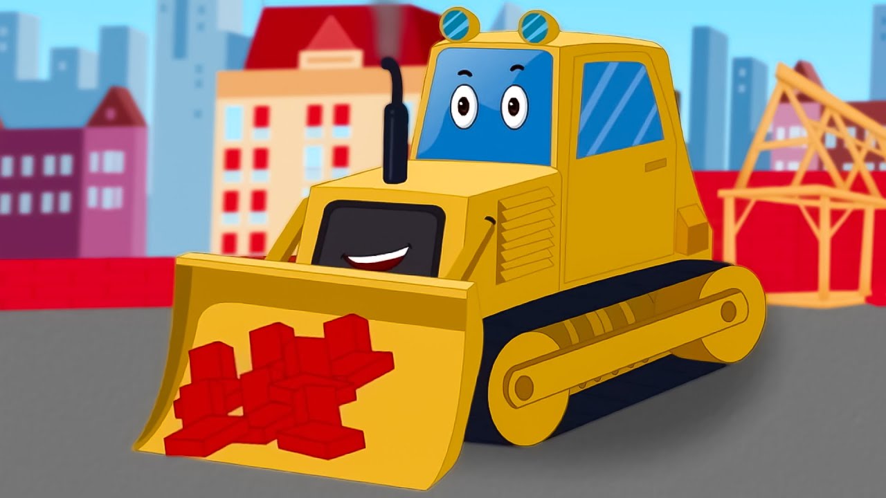 Bulldozer, Formation And Uses, + More Construction Vehicle Cartoon for ...