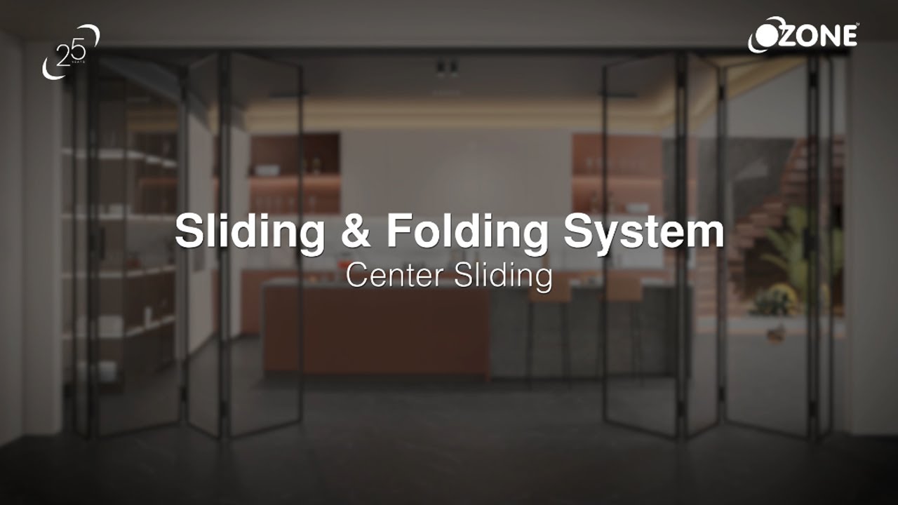 Ozone | Sliding & Folding System - Center Sliding | Installation Guide ...