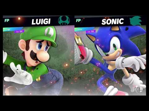 Super Smash Bros Ultimate Amiibo Fights   Request #4225 Luigi vs Sonic