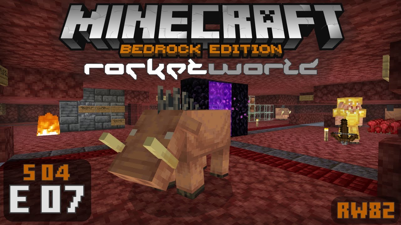 Huge Nether Hub Upgrade - part 1 - Let's Play Minecraft Bedrock 1.20 ...