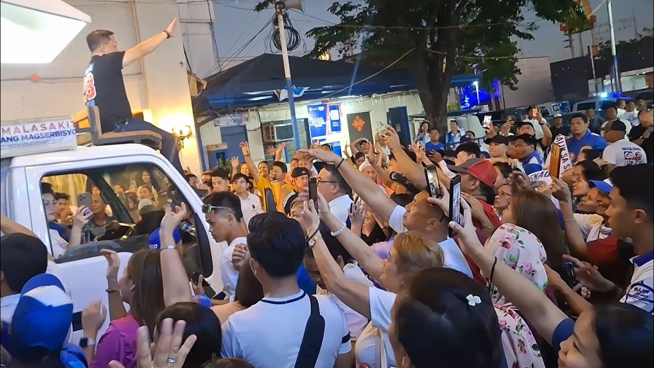 PDP LABAN Motorcade Sen. Bong Go / Bato dela Rosa / Jimmy Bondoc with ...