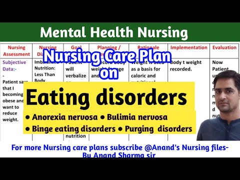 Nursing Care Plan for Eating disorders//Nursing care plan on Eating ...